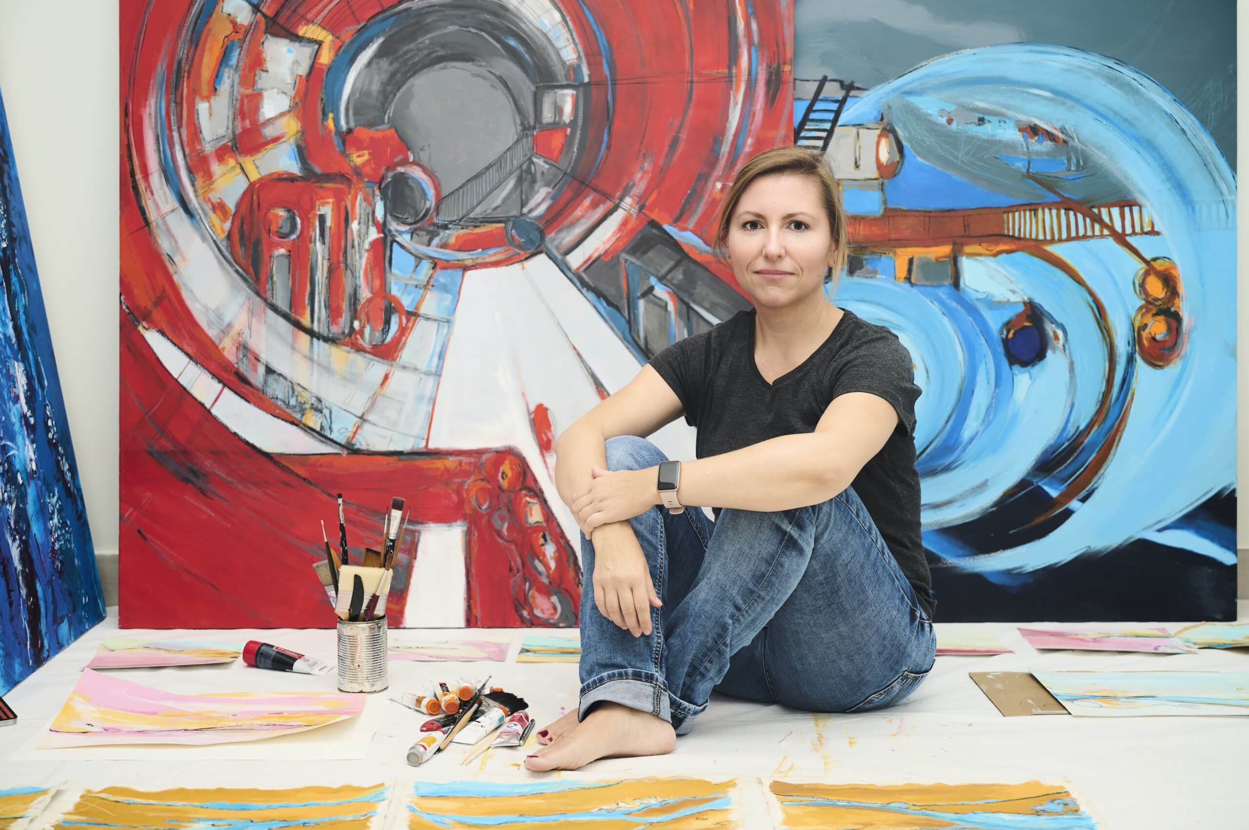 Anja Bamberg, artist in Dubai - Anja Bamberg