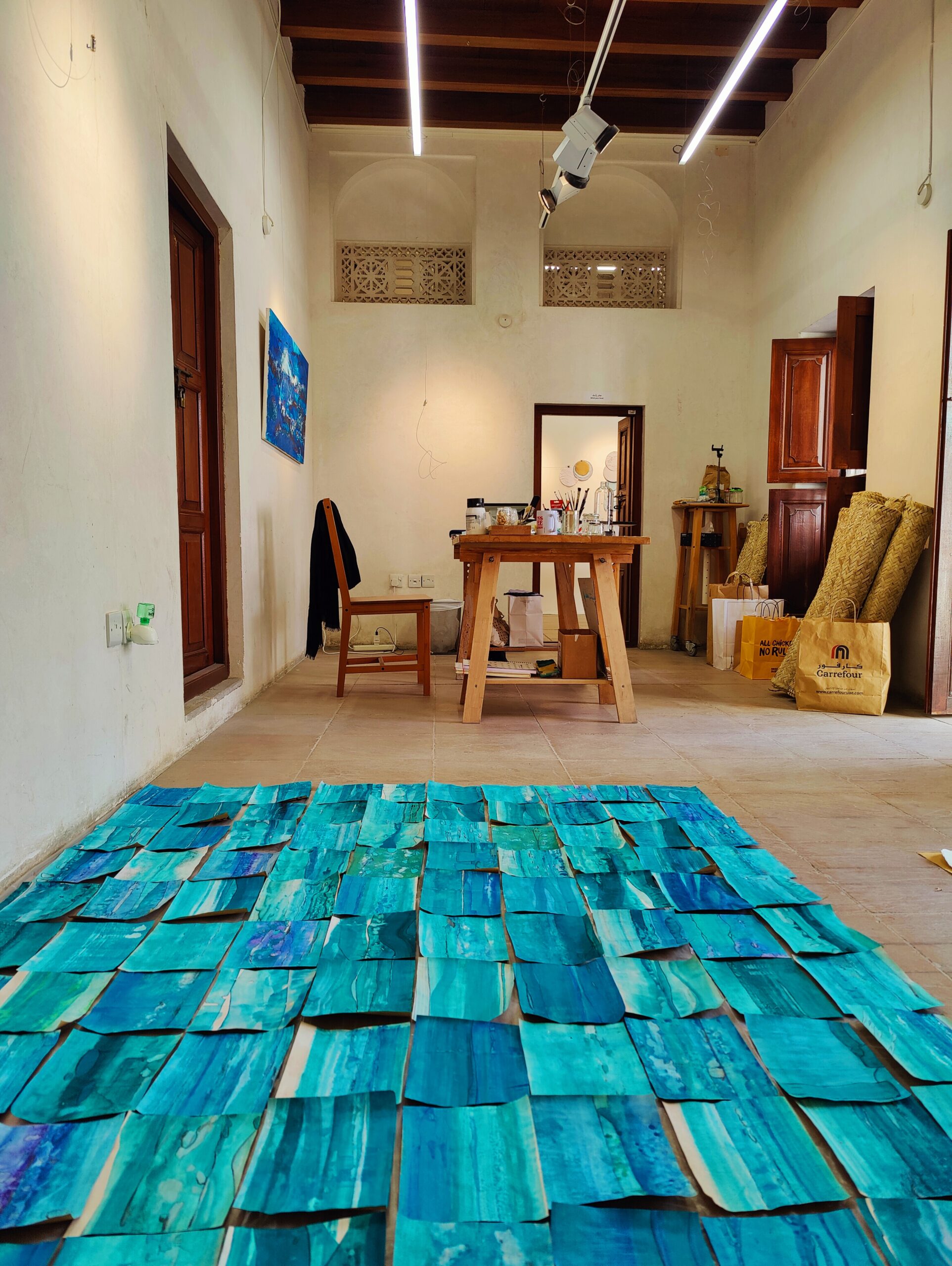 Anja Bamberg, artist in Dubai - Anja Bamberg